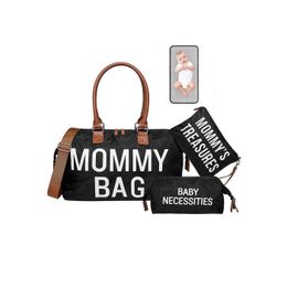 OKWISH Wickeltasche Krankenhaus Mama Tasche Krankenhaustaschen Mommy Bag Wickelunterlage (mit Leder Griff