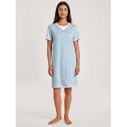 Calida Nachthemd Calida Kurzarmnachthemd 32054 azurit blue (1 Stück