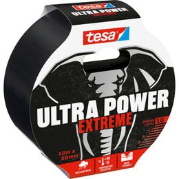 Tesa Ultra Power Extreme Repairing Tape - Reparaturband mit extra starkem Halt auch auf rauen Oberflächen - wetterbeständig und handeinreißbar - 10 m x 50