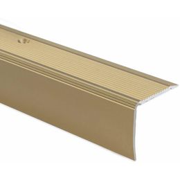 Floordirekt Stufenkantenprofil Integral K212 Form: l 30 x 20 mm Länge: 90 cm Selbstklebend Gold - Gold