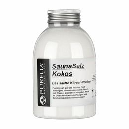 Purelia - Sauna Salz Kokos 650g Peelingsalz Sauna Salz Peeling Körperpeeling