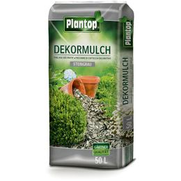 Dekormulch steingrau, 50 Ltr - Plantop