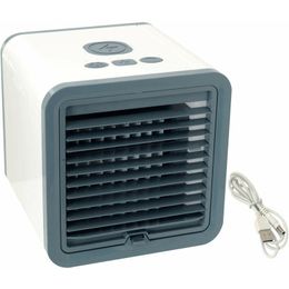 Coolserie - Mini Luftkühler 3 in 1 Luftbefeuchter Klimagerät Farbwechsel - Weiß