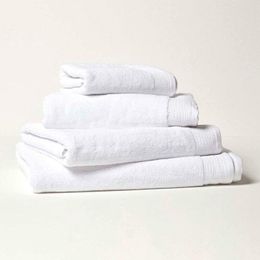 Homescapes - Premium Handtuch weiß 50x90cm, ägyptische Baumwolle 700g/m² - Weiß