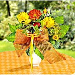 Künstlicher Blumenstrauß mit Papageien Paar, Kunstblumen DEKO Blumen, Tisch DEKO