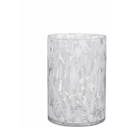 Mica Decorations - Mica Vase Cammy Zylinder Glas weiß 20 x 14 cm Deko-Accessoires