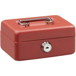 ARREGUI - Elegant Geldkassette aus Stahl, Geldbox, 12,5 cm breit, Abschließbare Kasse mit Einwurfschlitz, Kleine Geldkassette mit Schlüssel,