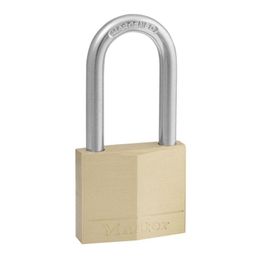 Master Lock Schloss aus massivem Messing 40mm Bügel 38mm d 6mm