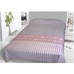 Mojawo Bettüberwurf / Tagesdecke Steppddecke 140x210cm Dream-Rosa-M943385-klein