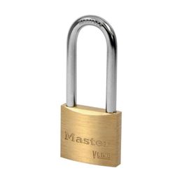 Master Lock Schlüsselschloss V-Line Messing b 40mm ø 6mm hoher Bügel