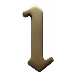ALPERTEC - Hausnummer 1 Bronze Hausnummern Hausnummerschild