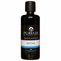 Purelia - Saunaaufguss Konzentrat Menthol 100 ml natürlicher Sauna-aufguss - reine ätherische Öle