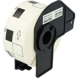 Etiketten-Rolle 23mm x 23mm kompatibel mit Brother pt QL-1110, QL-1050, QL1050N, QL-1060, QL1060N Etiketten-Drucker - Premium - vhbw