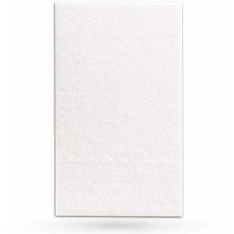 SO-TECH® Filzgleiter 100 x 65 mm selbstklebend weiß - Farbe: Weiß