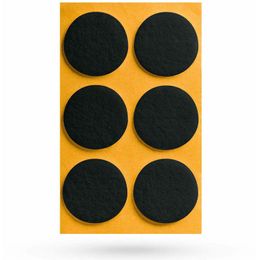 SO-TECH® Filzgleiter ø 40 x 3 mm selbstklebend schwarz - Farbe: Schwarz