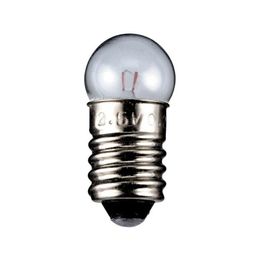 Taschenlampen-Kugel, 2,35 w Sockel E10, 6 v (dc), 400 mA, 10er (9581) - goobay