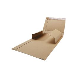 ratioform economy Buchverpackung, Klappmechanik, VE 5 Stk, LxB 270 x 185 mm, ab 5 VE