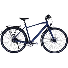 HAWK Bikes Trekkingrad HAWK Trekking Gent Super Deluxe Ocean Blue, 8 Gang Shimano Nexus Schaltwerk, blau