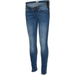 MAMALICIOUS Slim-fit-Jeans MLEVANS SLIM JEANS W. ELASTIC, blau