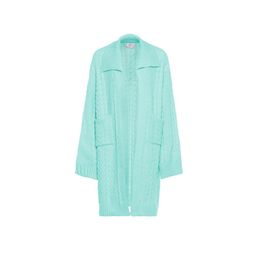 Aleva Knit Cardigan female Blue size XL/XXL