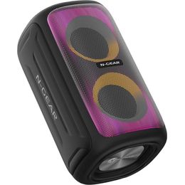 N-GEAR LGP Juke 101 - Kompakter Bluetooth Lautsprecher mit RGB-LED-Lichtshow Bluetooth-Lautsprecher (50 W
