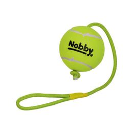 Nobby Spielball Tennisball mit Wurfschlaufe