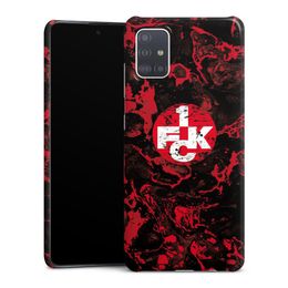 DeinDesign Galaxy A51 Handy Premium Case Smartphone Handyh&uuml;lle Schutzh&uuml;lle gl&auml;nzend 1. Fc Kaiserslautern 1. Fck Logo Premium Case
