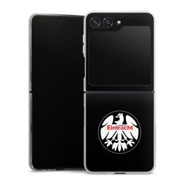DeinDesign Galaxy Z Flip 5 Handy Hard Case Schutzh&uuml;lle transparent Smartphone Handy H&uuml;lle Sge Eintracht Frankfurt Official Licensed Product Hard Case