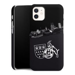 DeinDesign iPhone 12 mini Handy Premium Case Smartphone Handyh&uuml;lle Schutzh&uuml;lle matt 1. Fc K&ouml;ln Official Licensed Product Skyline Premium Case