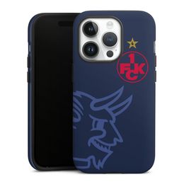 DeinDesign iPhone 14 Pro Handy Panzer Handyh&uuml;lle robuste Outdoor H&uuml;lle Schutzh&uuml;lle matt Logo 1. Fc Kaiserslautern 1. Fck Tough Case