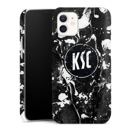 DeinDesign iPhone 12 mini Handy Premium Case Smartphone Handyh&uuml;lle Schutzh&uuml;lle matt Ksc Official Licensed Product Karlsruher Sc Premium Case
