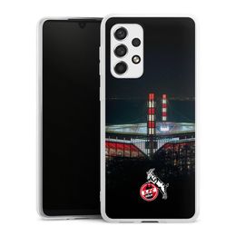 DeinDesign Galaxy A33 5G Handy Silikon H&uuml;lle Case transparent Handyh&uuml;lle Official Licensed Product Stadium 1. Fc K&ouml;ln Silikon Case