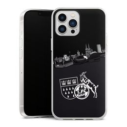 DeinDesign iPhone 13 Pro Max Handy Silikon H&uuml;lle Case transparent Handyh&uuml;lle Skyline Official Licensed Product 1. Fc K&ouml;ln Silikon Case
