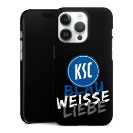 DeinDesign iPhone 14 Pro Handy Premium Case Smartphone Handyh&uuml;lle Schutzh&uuml;lle matt Ksc Karlsruher Sc Official Licensed Product Premium Case