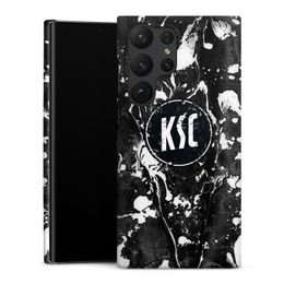 DeinDesign Galaxy S23 Ultra Handy Premium Case Smartphone Handyh&uuml;lle Schutzh&uuml;lle matt Karlsruher Sc Ksc Official Licensed Product Premium Case