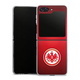 DeinDesign Galaxy Z Flip 5 Handy Hard Case Schutzh&uuml;lle transparent Smartphone Handy H&uuml;lle Coat Of Arms Eintracht Frankfurt Official Licensed Product Hard Case