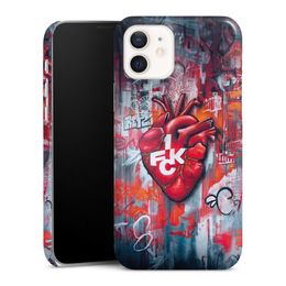 DeinDesign iPhone 12 Handy Premium Case Smartphone Handyh&uuml;lle Schutzh&uuml;lle gl&auml;nzend 1. Fc Kaiserslautern Heart 1. Fck Premium Case