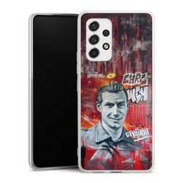 DeinDesign Galaxy A53 5G Handy Silikon H&uuml;lle Case transparent Handyh&uuml;lle 1. Fck 1. Fc Kaiserslautern Fritz Walter Silikon Case
