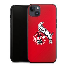 DeinDesign iPhone 14 Plus Handy Silikon H&uuml;lle Case schwarz Handyh&uuml;lle 1. Fc K&ouml;ln Effzeh Official Licensed Product