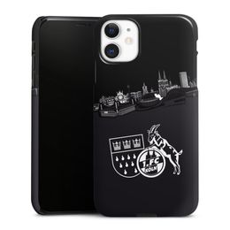DeinDesign iPhone 11 Handy Premium Case Smartphone Handyh&uuml;lle Schutzh&uuml;lle gl&auml;nzend Skyline Official Licensed Product 1. Fc K&ouml;ln Premium Case