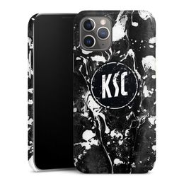 DeinDesign iPhone 12 Pro Handy Premium Case Smartphone Handyh&uuml;lle Schutzh&uuml;lle gl&auml;nzend Karlsruher Sc Ksc Official Licensed Product Premium Case