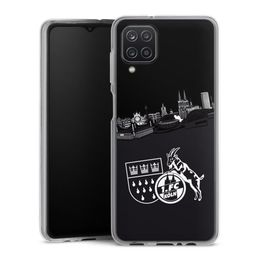 DeinDesign Galaxy A12 Handy Silikon H&uuml;lle Case transparent Handyh&uuml;lle Skyline Official Licensed Product 1. Fc K&ouml;ln Silikon Case