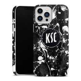 DeinDesign iPhone 13 Pro Max Handy Premium Case Smartphone Handyh&uuml;lle Schutzh&uuml;lle matt Karlsruher Sc Ksc Official Licensed Product Premium Case