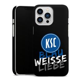 DeinDesign iPhone 13 Pro Handy Premium Case Smartphone Handyh&uuml;lle Schutzh&uuml;lle matt Ksc Karlsruher Sc Official Licensed Product Premium Case