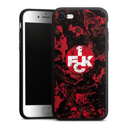 DeinDesign iPhone SE (2020) Handy Premium Silikon H&uuml;lle Handyh&uuml;lle schwarz Case 1. Fc Kaiserslautern 1. Fck Logo Silikon Premium Case