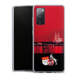 DeinDesign Galaxy S20 FE Handy Silikon H&uuml;lle Case transparent Handyh&uuml;lle Official Licensed Product 1. Fc K&ouml;ln Skyline Silikon Case