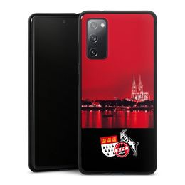 DeinDesign Galaxy S20 FE 5G Handy Silikon H&uuml;lle Case schwarz Handyh&uuml;lle Official Licensed Product 1. Fc K&ouml;ln Skyline