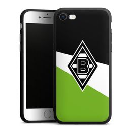 DeinDesign iPhone SE (2020) Handy Premium Silikon H&uuml;lle Handyh&uuml;lle schwarz Case Official Licensed Product Borussia M&ouml;nchengladbach Gladbach Silikon Premium Case