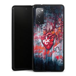 DeinDesign Galaxy S20 FE 5G Handy Silikon H&uuml;lle Case schwarz Handyh&uuml;lle 1. Fc Kaiserslautern Heart 1. Fck