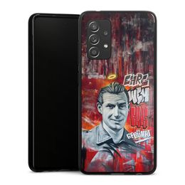 DeinDesign Galaxy A52s 5G Handy Silikon H&uuml;lle Case schwarz Handyh&uuml;lle Fritz Walter 1. Fck 1. Fc Kaiserslautern